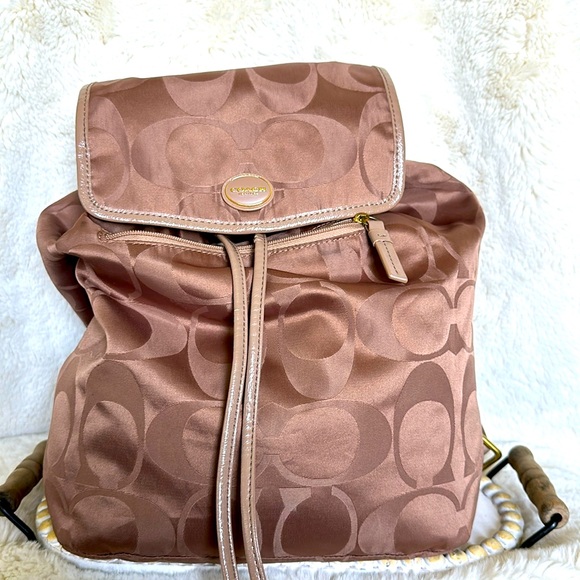 Coach | Bags | Coach Satan Signature Backpack | Poshmark